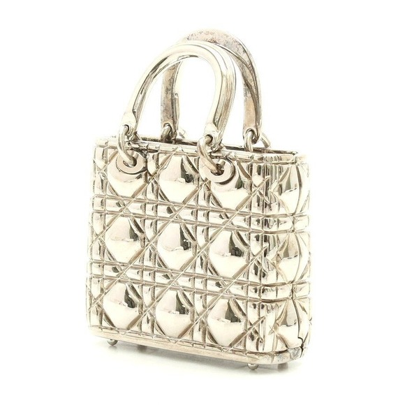 Dior | Bags | Dior Lady Christian Silver Pill Cannage Case | Poshmark